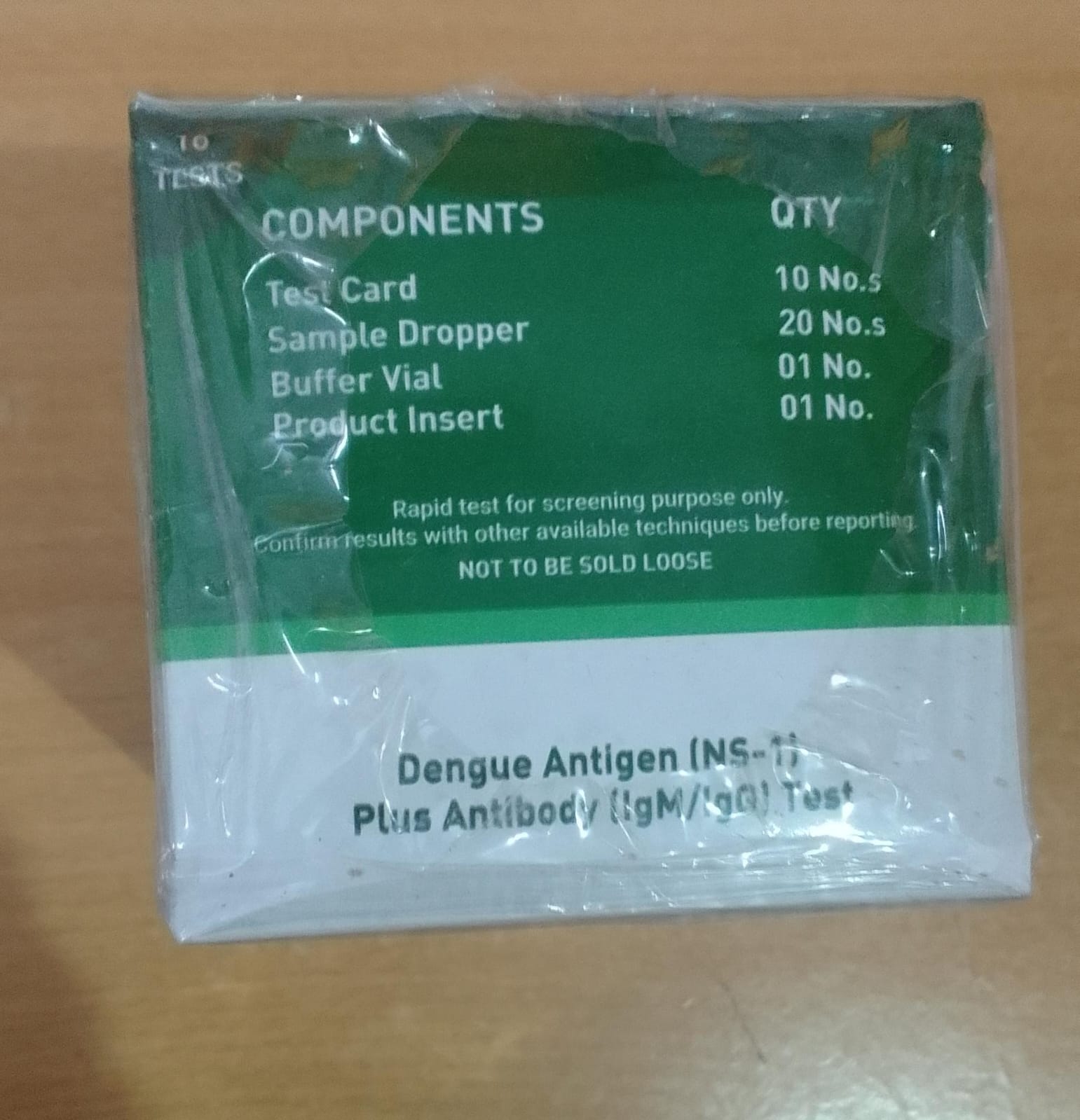 DENGUE kit , RAPID TEST KIT FOR DENGUE , TEST CARD - Medical Help Desk